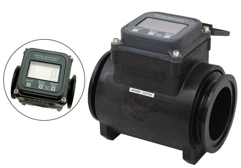 Banjo Flow Meter - Battery Powered 9901-MFM300