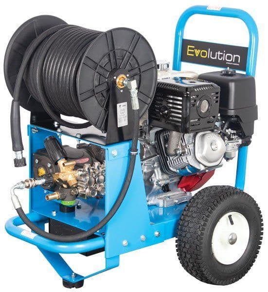 Evolution 2 15250 Pressure Washer Electric Start 40m Hose Reel ...