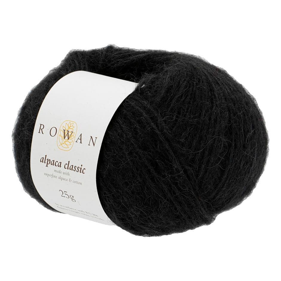 103 Noir - Rowan Alpaca Classic 25g balls