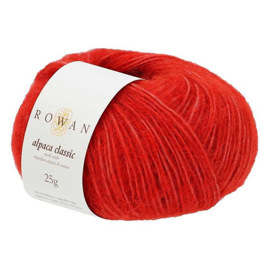 120 Vermilion - Rowan Alpaca Classic 25g balls