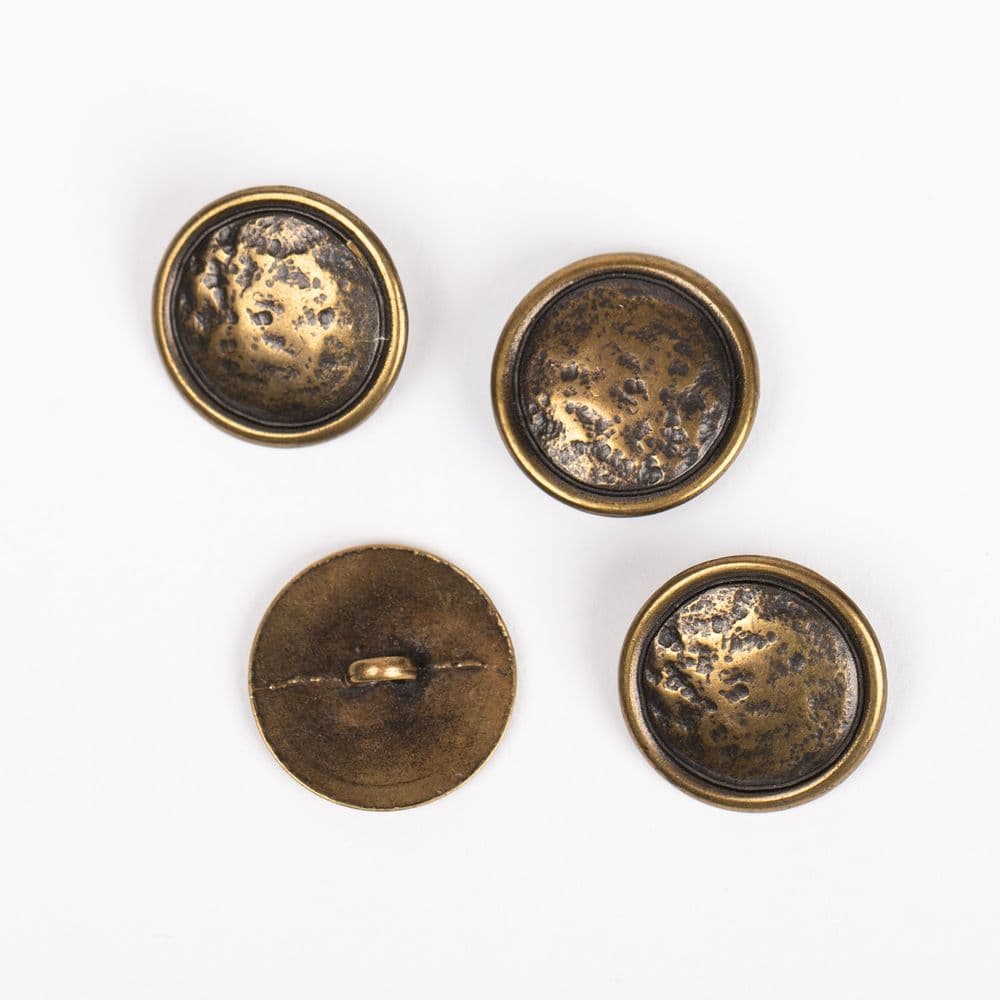 530 - Shank brass - DROPS Button - 20mm