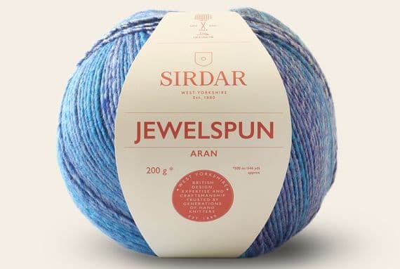 854 - Turquoise Sky - Sirdar Jewelspun Aran 200g balls
