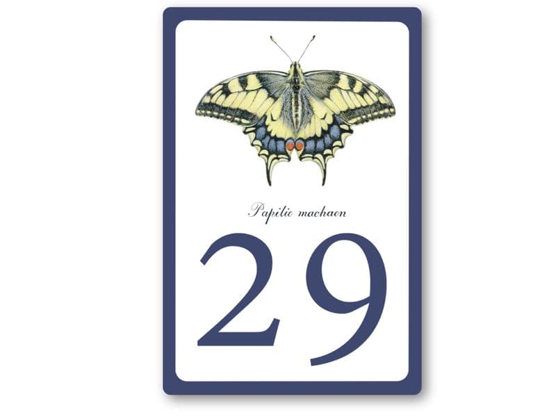 Butterfly house sign or wall plaque