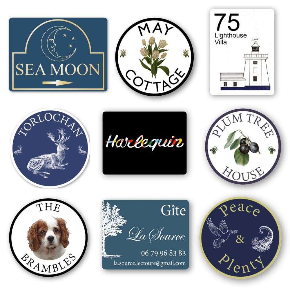 Custom house signs 3