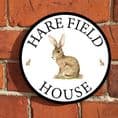 Hare house sign or wall plaque