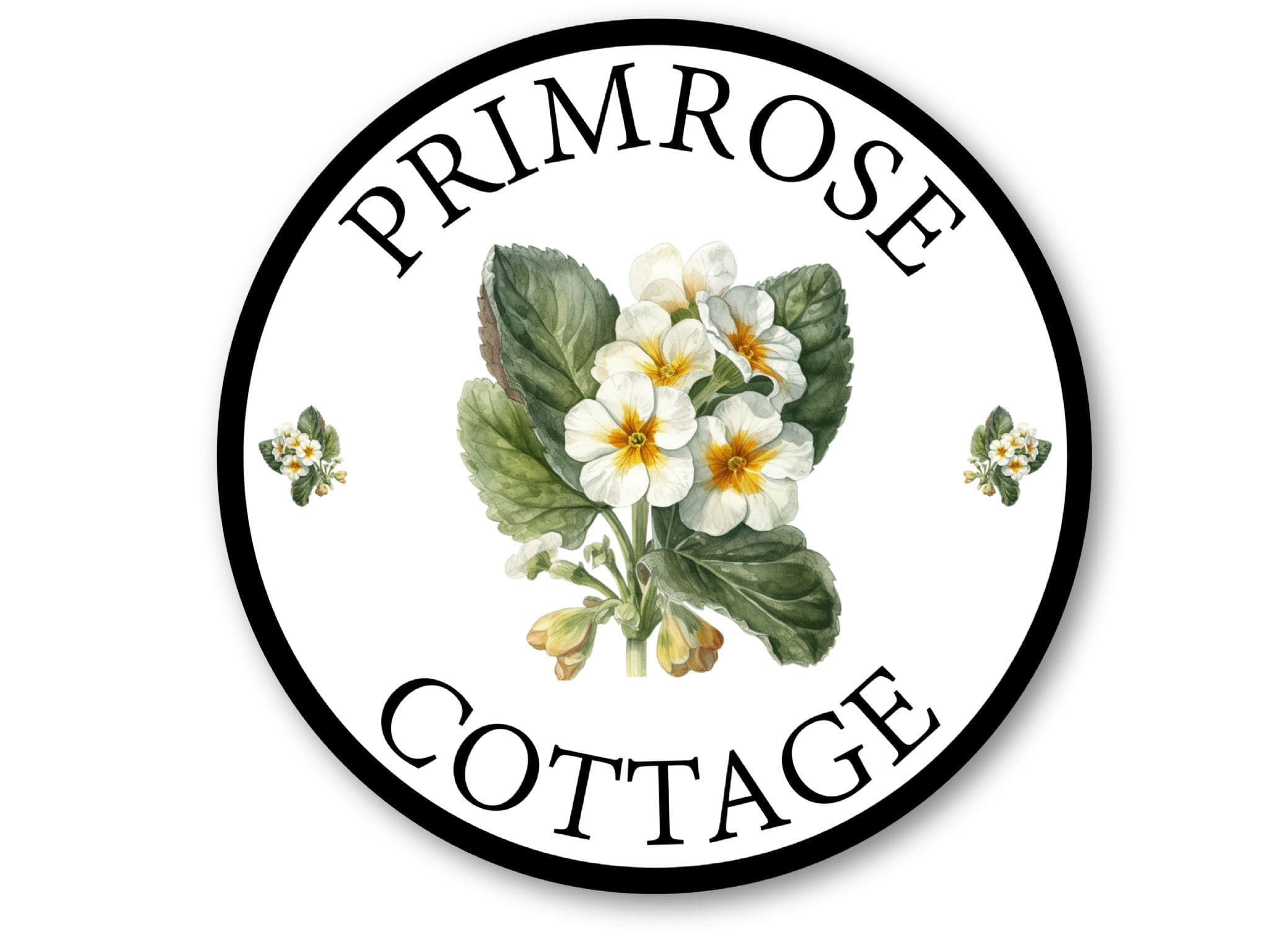 Primrose house sign or wall plaque