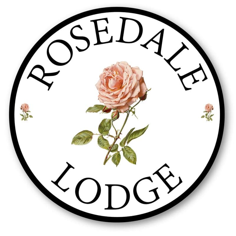 Rose house sign or wall plaque