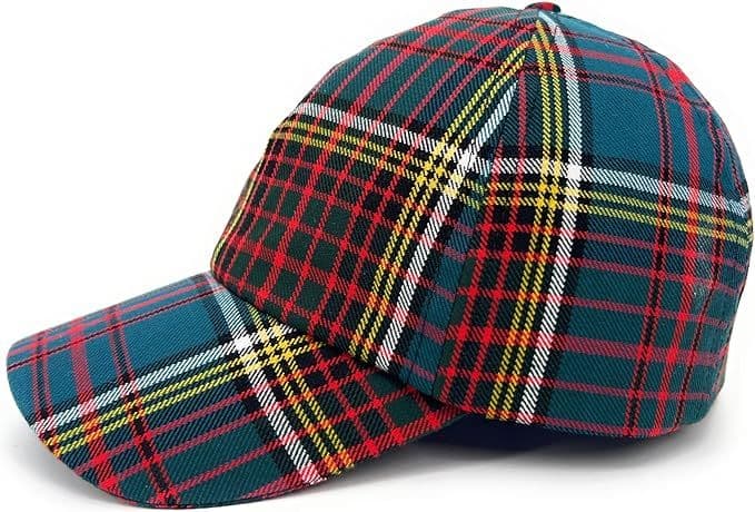 Anderson Modren Tartan Baseball Cap Deep Crown Unisex Fit 57-62cm Made ...