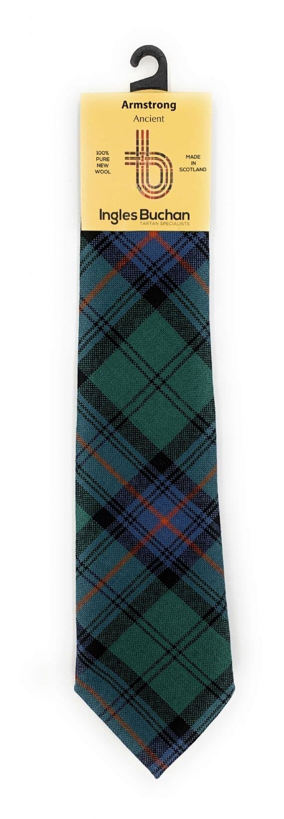 Armstrong Ancient Wool Tartan Necktie Made In Scotland