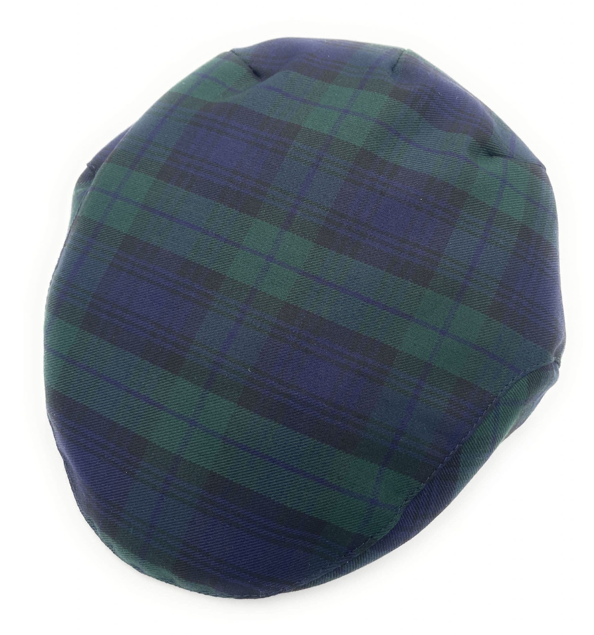 Black Watch Tartan Flat Cap Made In Scotland