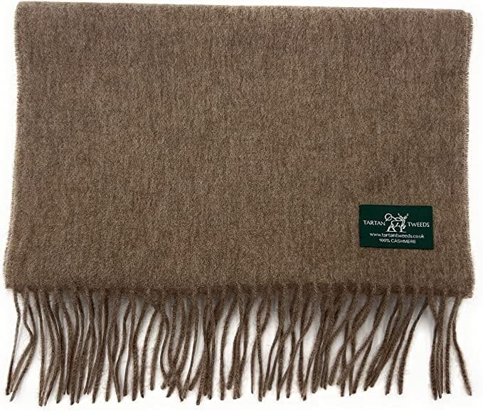 Brown Cashmere | Luxury Extra Fine Pure Cashmere Scarf