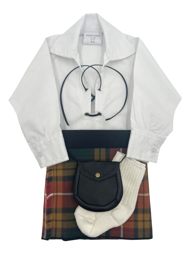 Buchanan Antique Tartan Baby Kilt Outfit | Tartan Tweeds