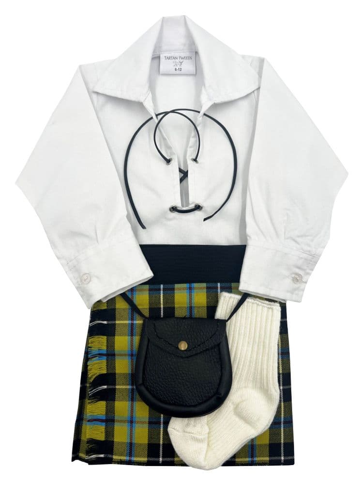 Cornish National Tartan Baby Kilt Outfit