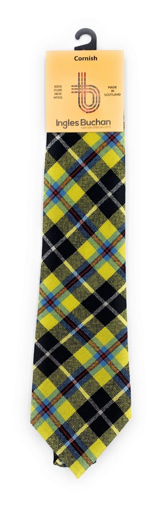 Cornish Wool Tartan Necktie Made In Scotland