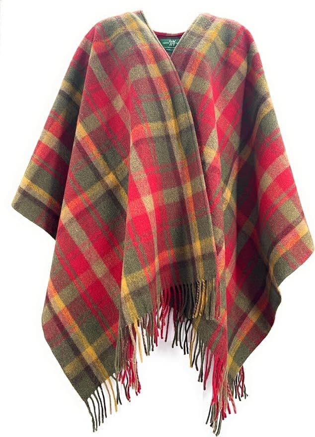 Dark Maple Women s Pure Wool Cape