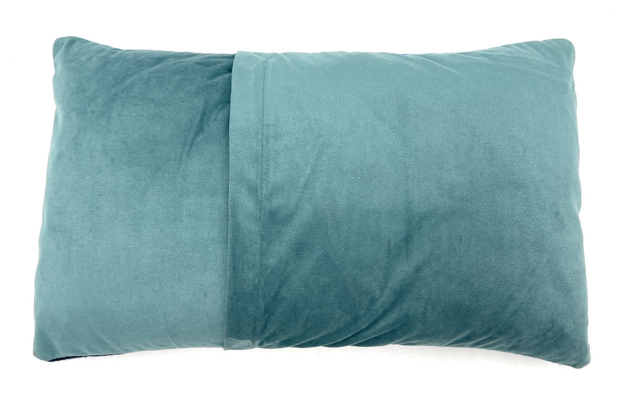 Harris Tweed Blue Check Rectangular Cushion Cover 44 cm x 26 cm Made in ...