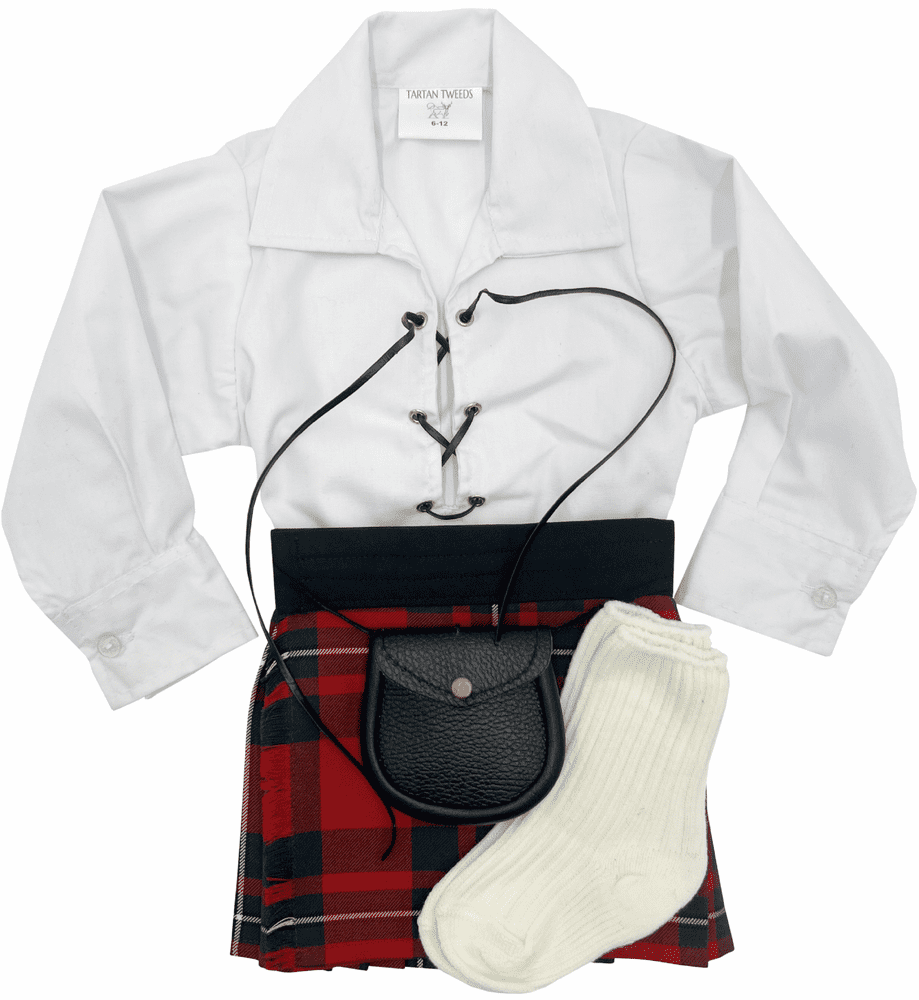 Macgregor Tartan Baby Kilt Outfit