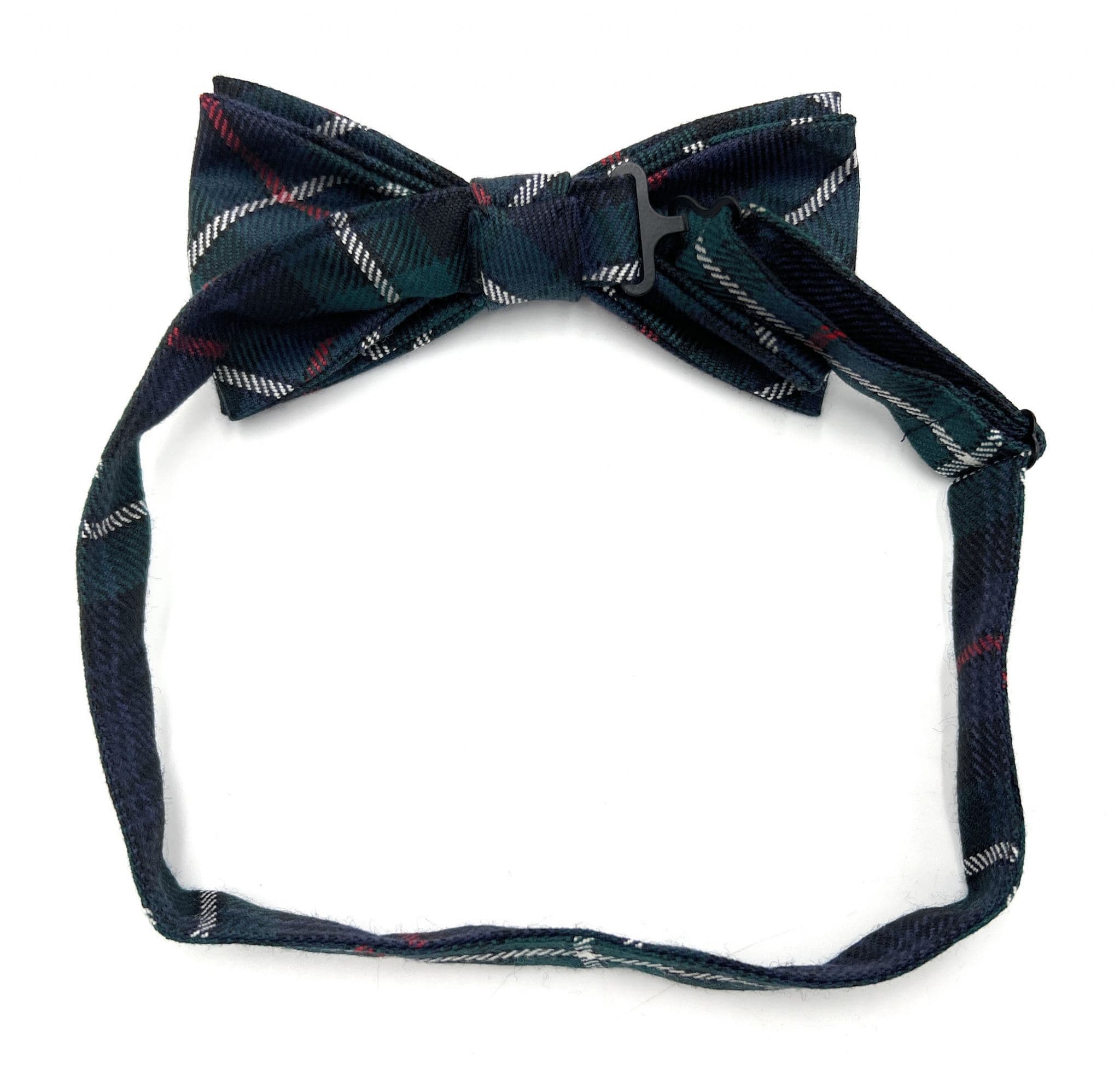 MACKENZIE MODERN TARTAN WOOL BOW TIE