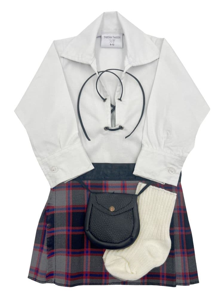 Macpherson Hunting Tartan Baby Kilt Outfit
