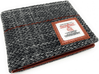 Harris Tweed Genuine Men's Wallet | Tartan Tweeds