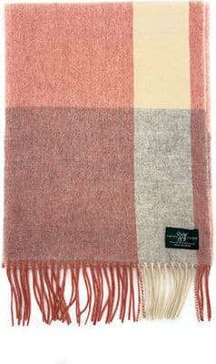 Deep Pink Cashmere | Luxury Womens Tweed Cashmere Scarf