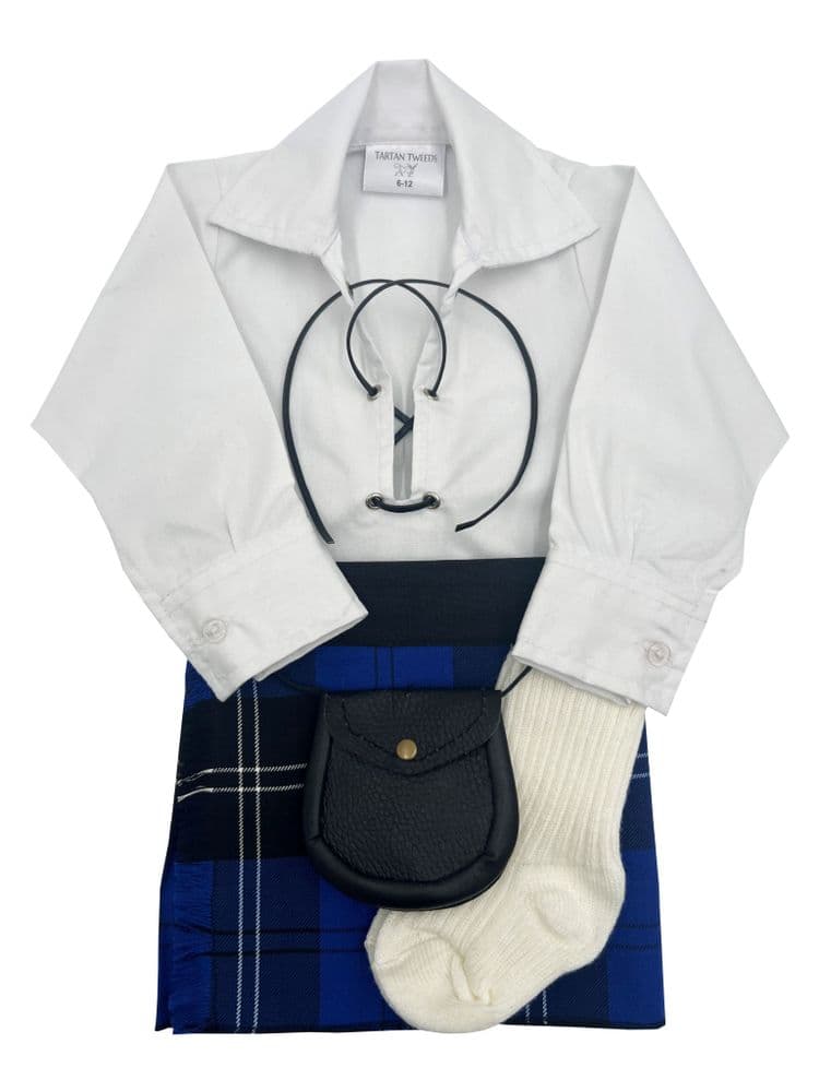 Ramsay Blue Tartan Baby Kilt Outfit