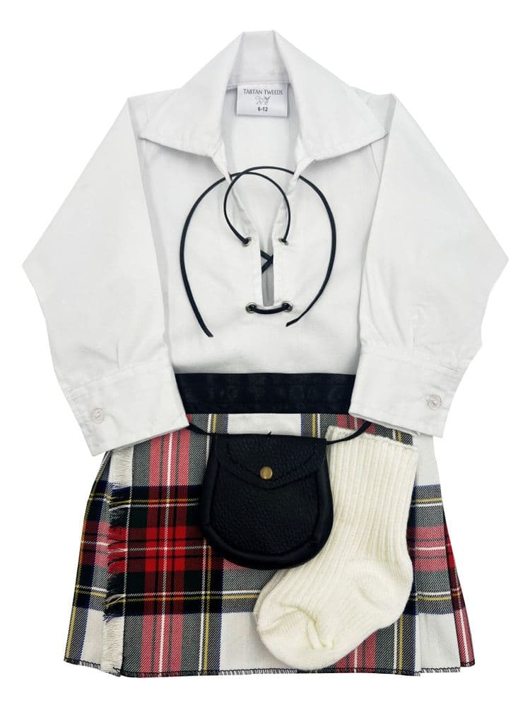 Stewart Dress Tartan Baby Kilt Outfit
