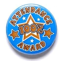 100 Attendance Badge
