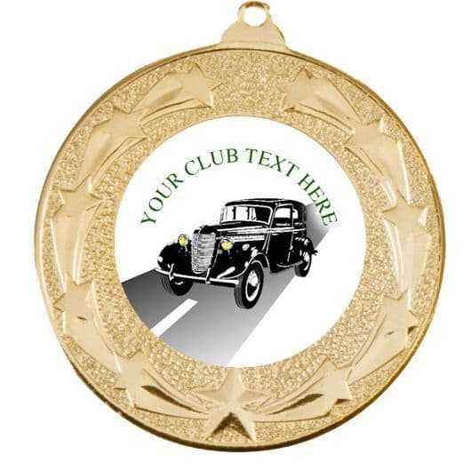 50mm Vintage Car Medal