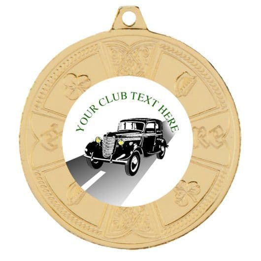 50mm Vintage Car Medal