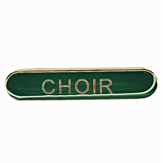 Choir Green Bar Badge