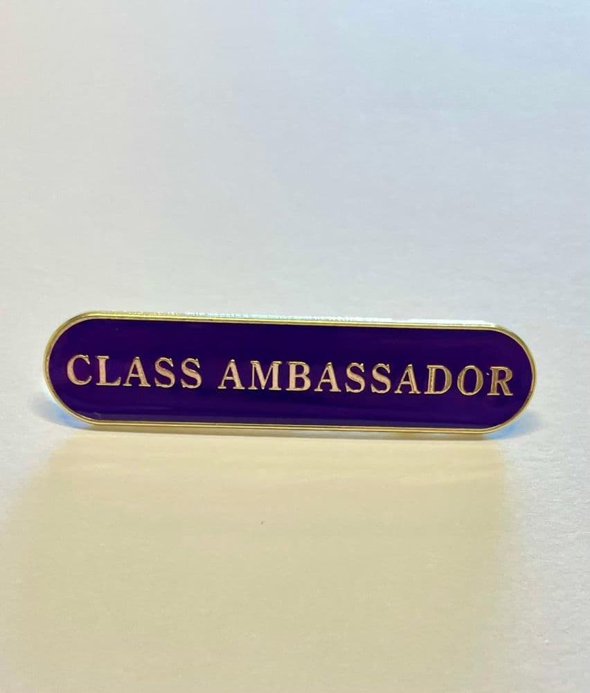 Class Ambassador Bar Badge Purple