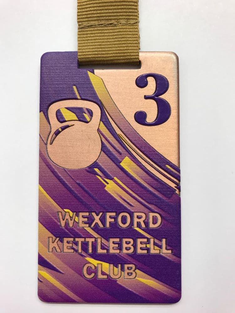 Custom Bronze Rectangle Medal 6 Minimum Order 50