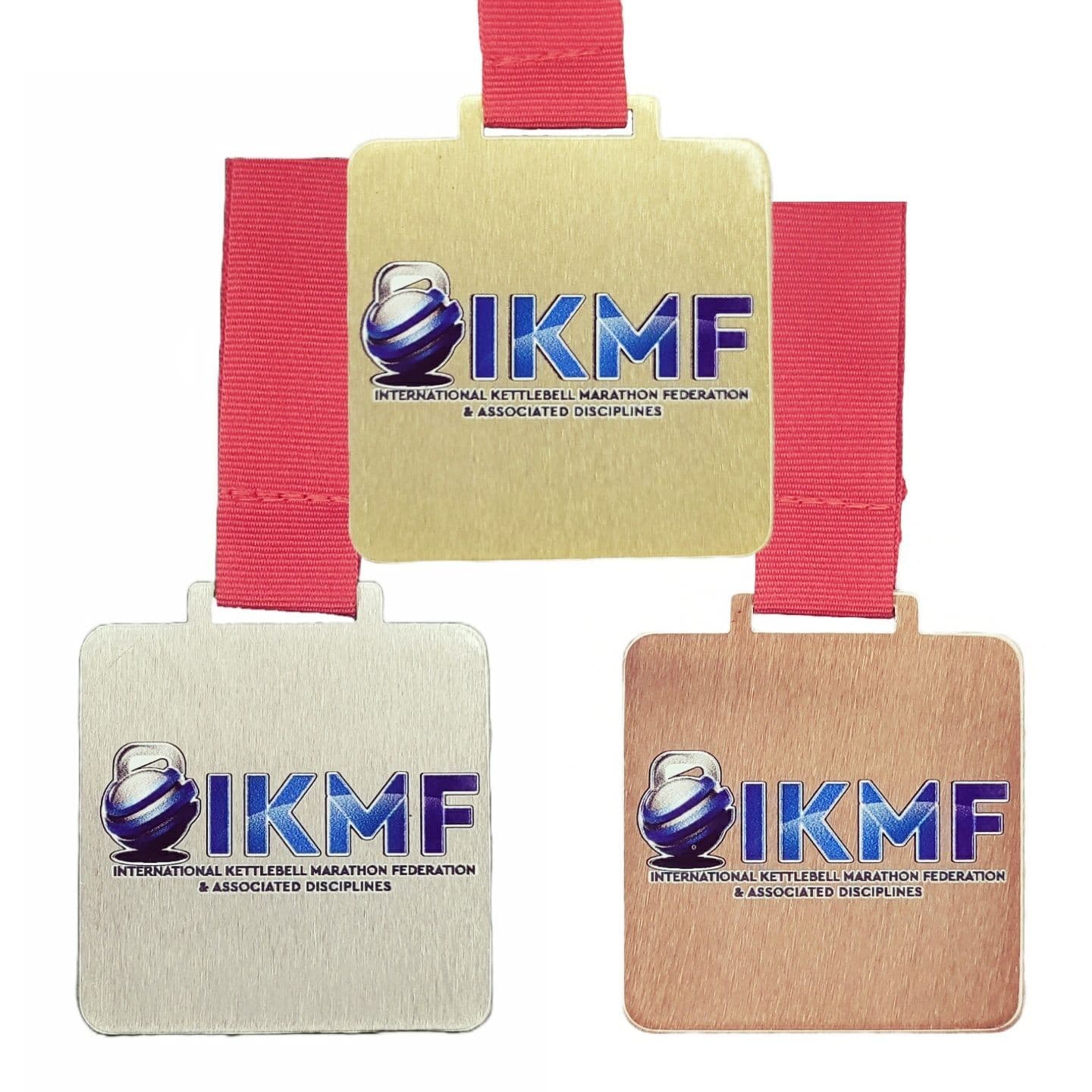 Custom Bronze Square Medal 3 Minimum Order 50