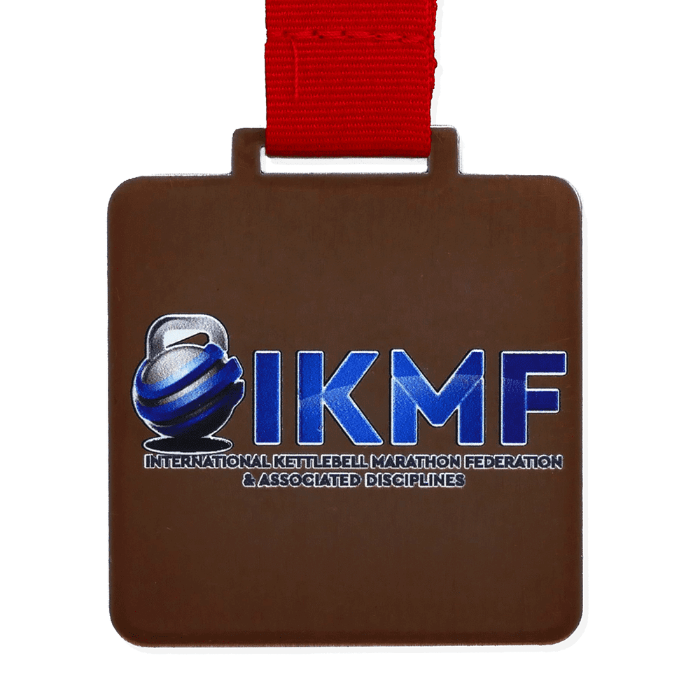 Custom Bronze Square Medal 3 Minimum Order 50