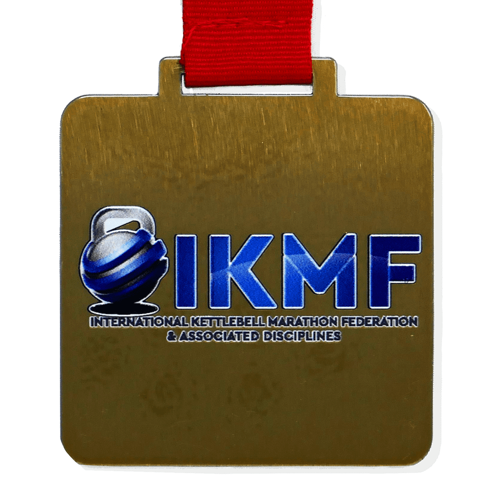 Custom Gold Square Medal 3 Minimum Oder 50