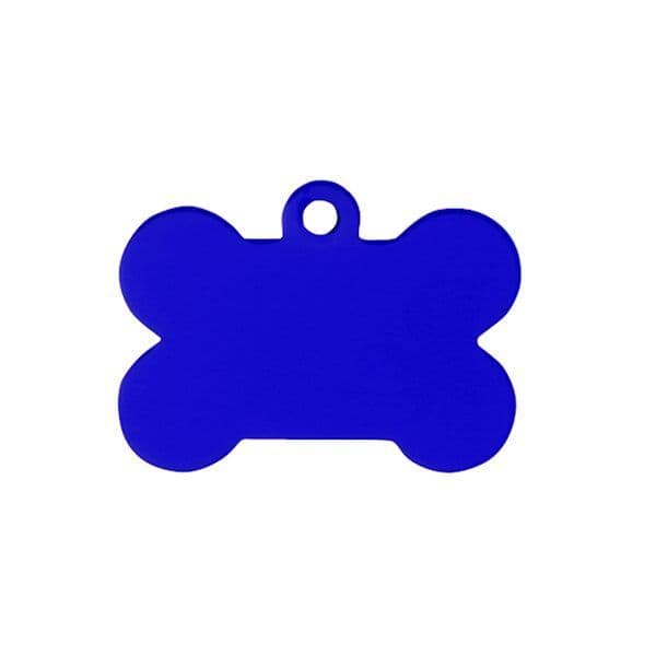 Dark Blue 38mm Aluminum Bone Tag
