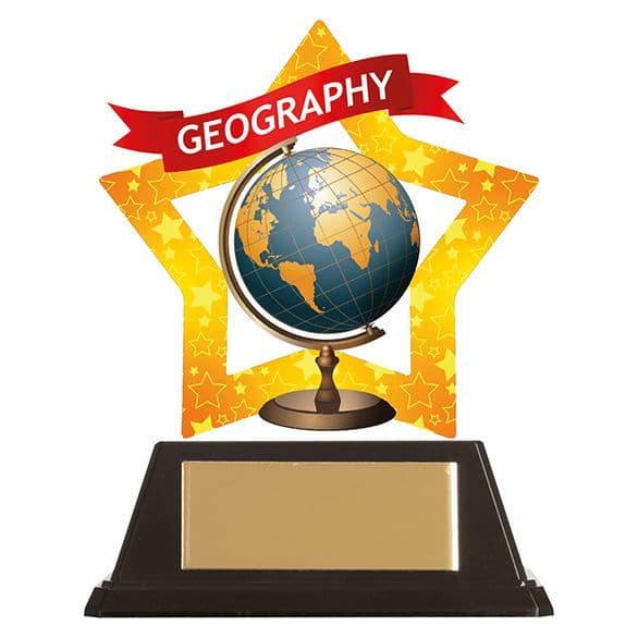 Geography Mini-Star Acrylic Award