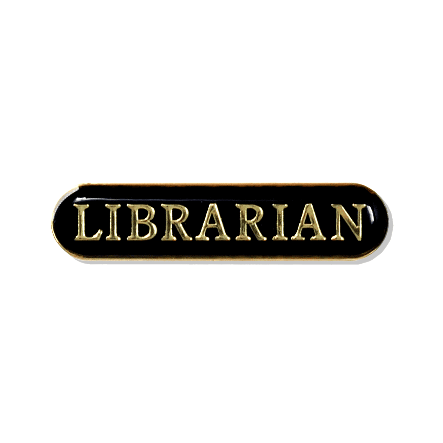 Librarian Bar Badge Black