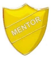 Mentor Shield Badge Yellow