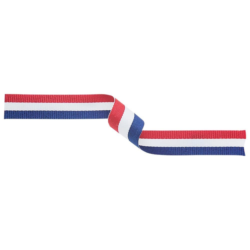 Red/White/Blue 22mm Medal Ribbon with pin