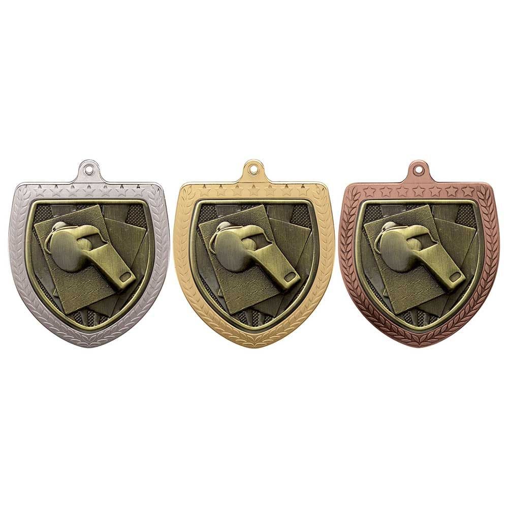 Referee Cobra Shield 75mm Medal