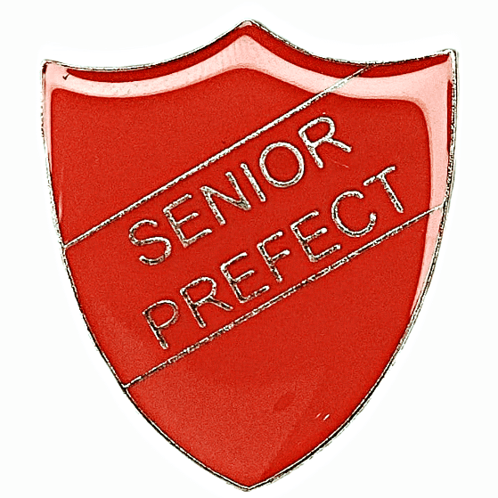 Senior Prefect Red Shield Badge