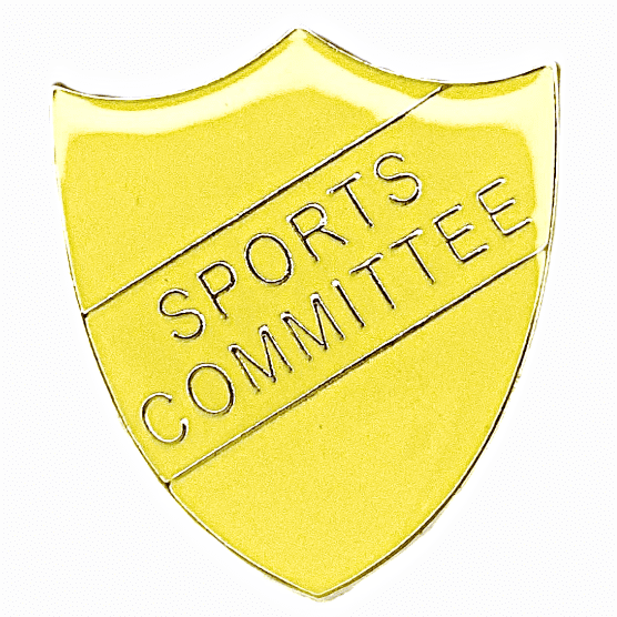 Sport Committee Shield Badge Yellow