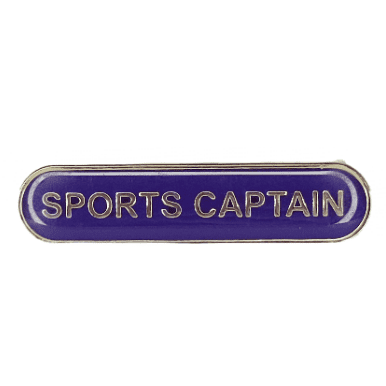 Sports Captain Blue Bar Badge