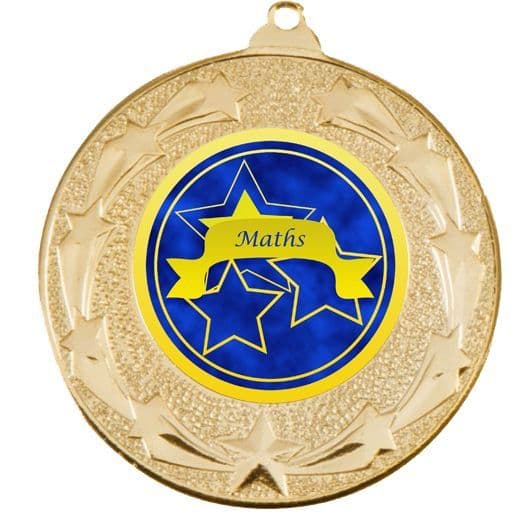 Star Maths Medal including Personalisation