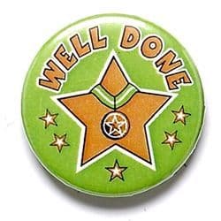 Well Done Badge