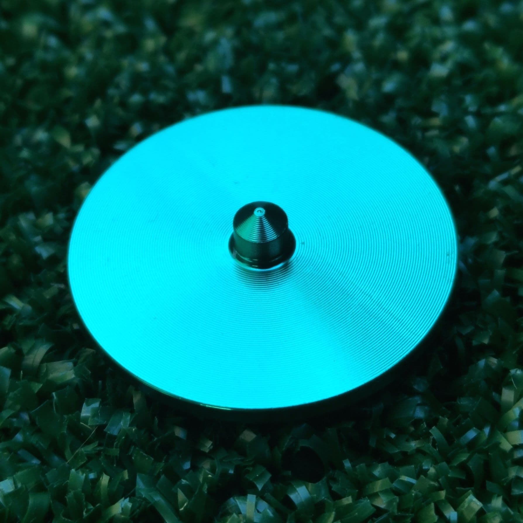 Personalised Large Green Metal Golf Ball Marker