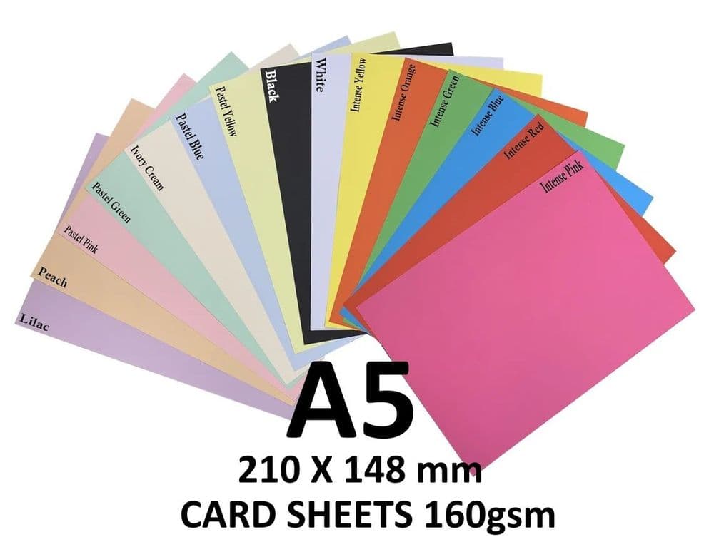 A5 Card Sheets