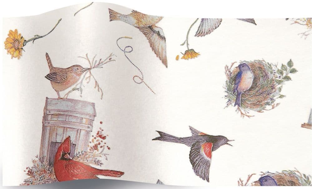 Birds Nest Print Tissue Paper Sheets